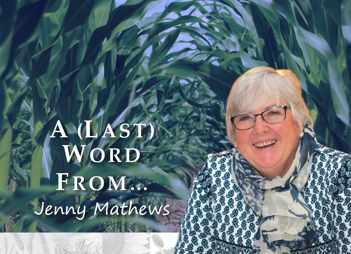 A (LAST) word from… Jenny Mathews